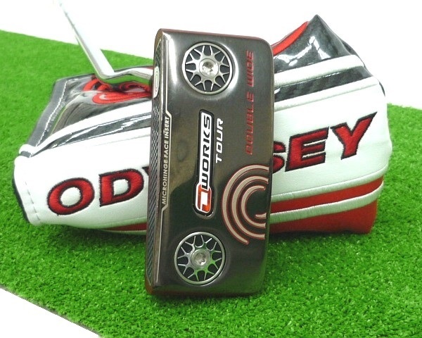 【やや傷や汚れあり】M≪大関質店≫中古 オデッセイパターオーワークスツアーダブルワイドレッドバージョン ODYSSEY O WORKS TOUR DOUBLE WIDE RED 34インチの ...