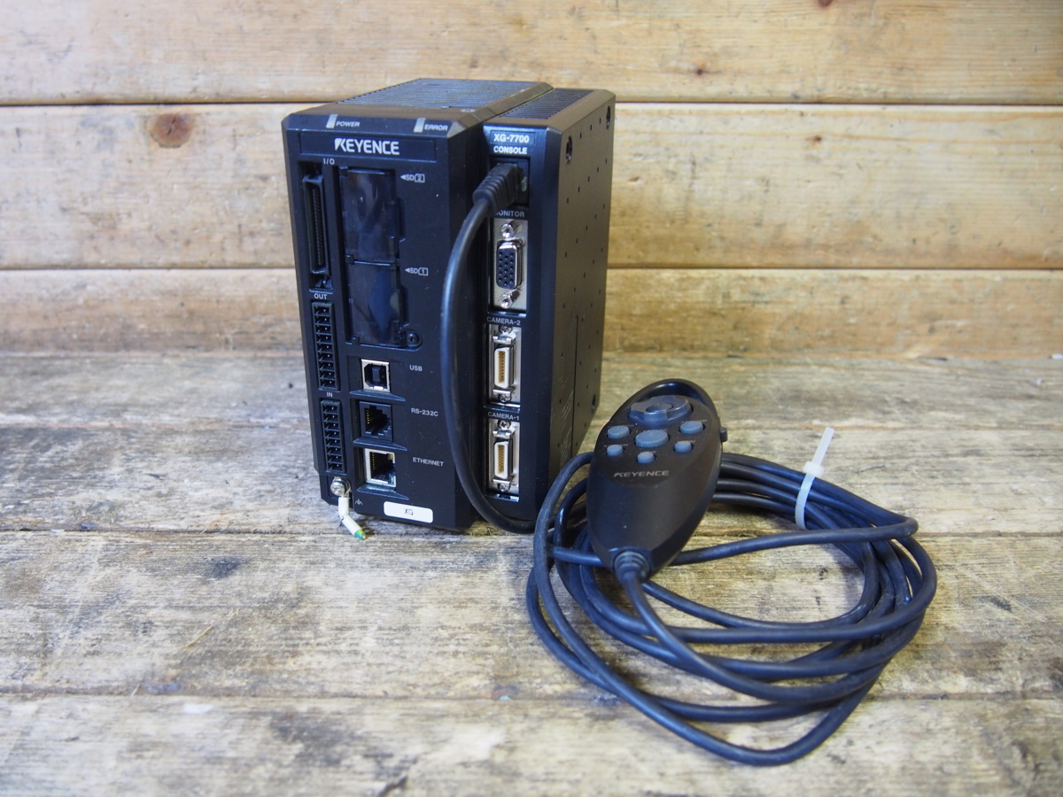 【やや傷や汚れあり】☆KEYENCE キーエンス XG-7700 マルチカメラ画像システムコントローラー コンソールリモコン付属 ②の落札情報 ...