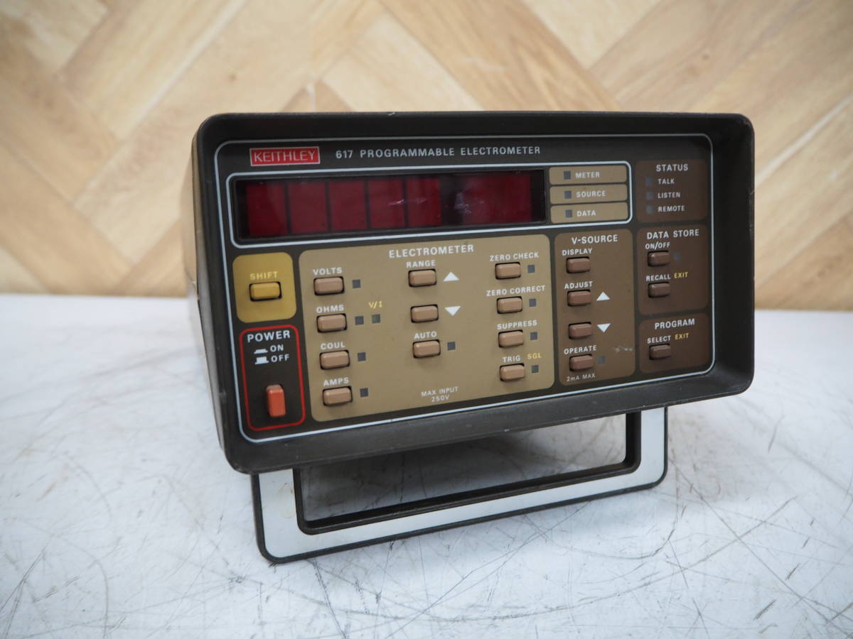 【やや傷や汚れあり】 KEITHLEY 617 PROGRAMMABLE ELECTROMETER ケースレー の落札情報詳細| ヤフオク落札 ...