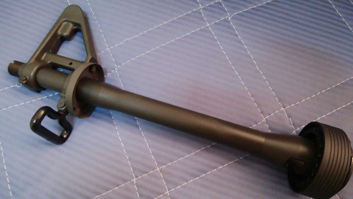 【やや傷や汚れあり】DNA CAR XM177E1 フロント一式 アウターバレル フロントサイト デルタリング COLT VFC ...