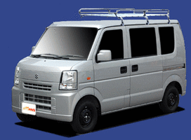 【未使用】精興工業 タフレック（TUFREQ）ルーフキャリア L271 エブリィ DA64V・DA64W 標準ルーフ H17.8～H27.2 Lシリーズ 6本脚/スチール製の落札情報詳細 ...