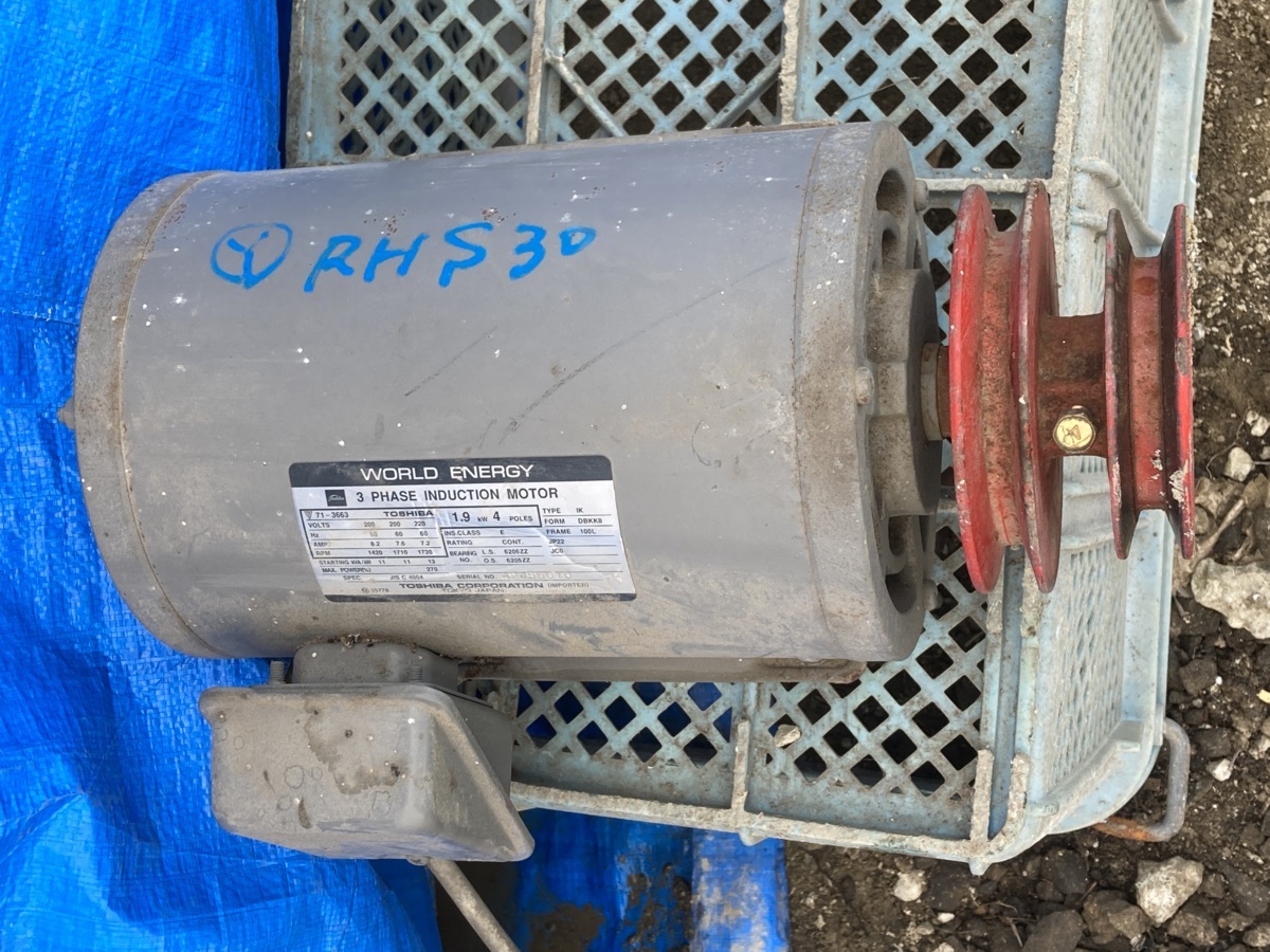 【傷や汚れあり】【滋賀発】 籾摺り機 ヤンマー RHS30 モーター 1.9KW 4polesの落札情報詳細 - ヤフオク落札価格検索 オークフリー