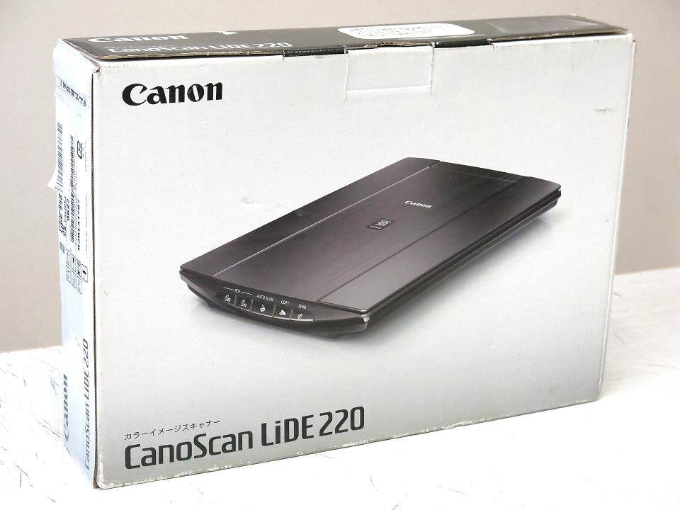 【未使用】未使用 Canon/キヤノン カラーイメージスキャナー/CanoScan LiDE 220/フラットベッドの落札情報詳細 ...
