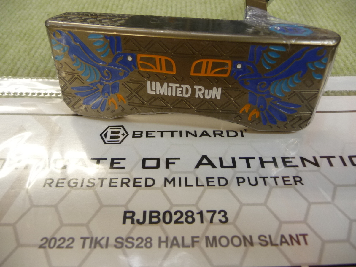 【未使用】ベティナルディ BETTINARDI 2022年 世界限定500本 TIKI SS28 HALF MOON SLANT ...