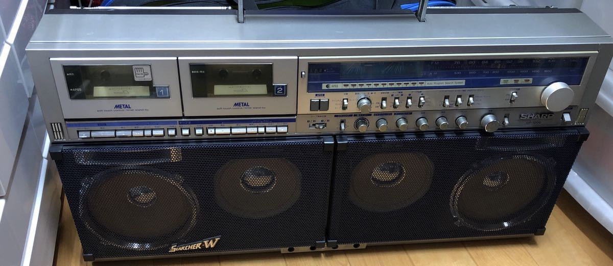 【中古】シャープ バブル CDラジカセ SHARP QT-C606 動作確認済み の落札情報詳細| ヤフオク落札価格情報 オークフリー