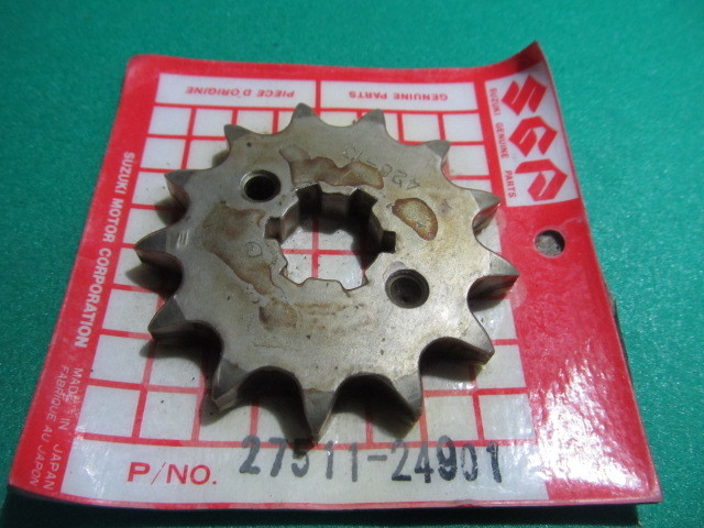 【やや傷や汚れあり】K90 TYPE J/M/P 純正フロントスプロケット 13T 27511-24901 ⑦の落札情報詳細 - ヤフオク落札 ...