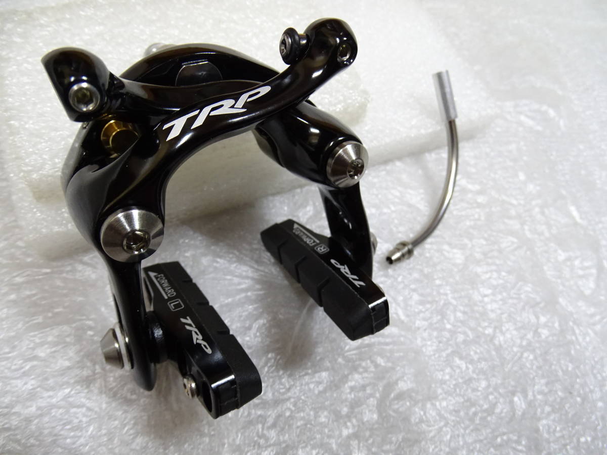 【新品】[新品/送料無料] TRP T925 軽量エアロブレーキ/フロント/リア流用可能/ピスト/トライアスロン/TTロードバイク ...