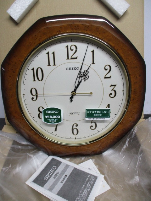 SEIKO クロック AM240P 掛け時計 からくり時計 電波時計 の落札情報詳細| ヤフオク落札価格情報 オークフリー
