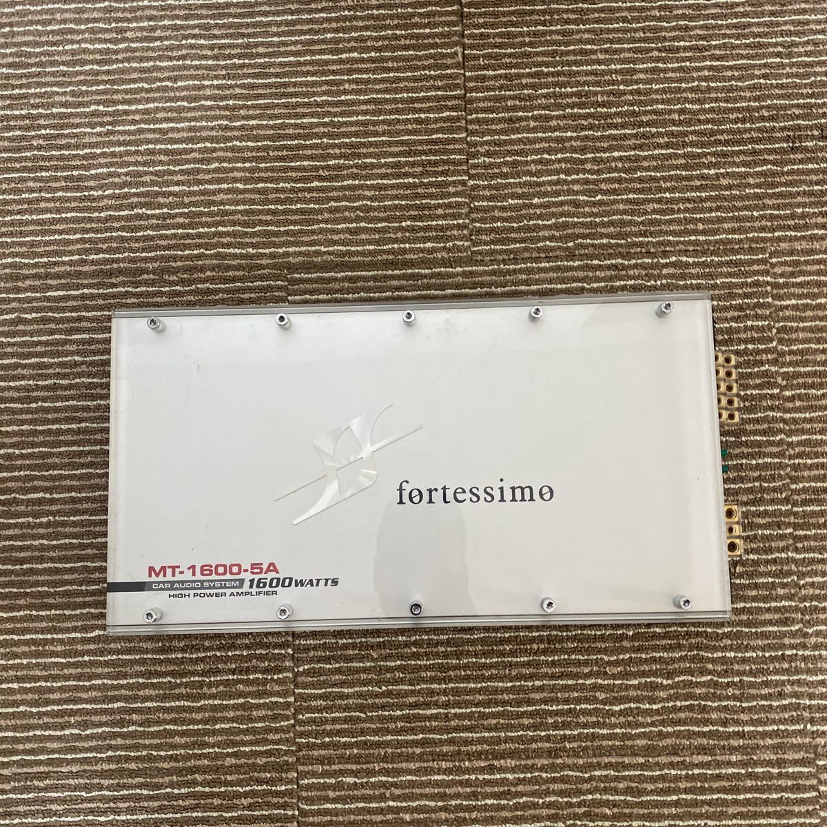 【やや傷や汚れあり】fortessimo MT-1600-5A 5chアンプ の落札情報詳細| ヤフオク落札価格情報 オークフリー