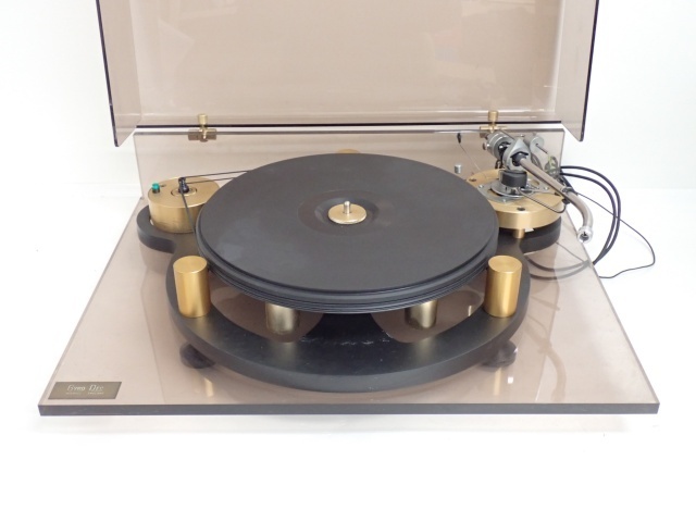 【傷や汚れあり】MICHELL ENGINEERING ベルトドライブターンテーブル GyroDec トーンアーム SME 3009-R付 ...