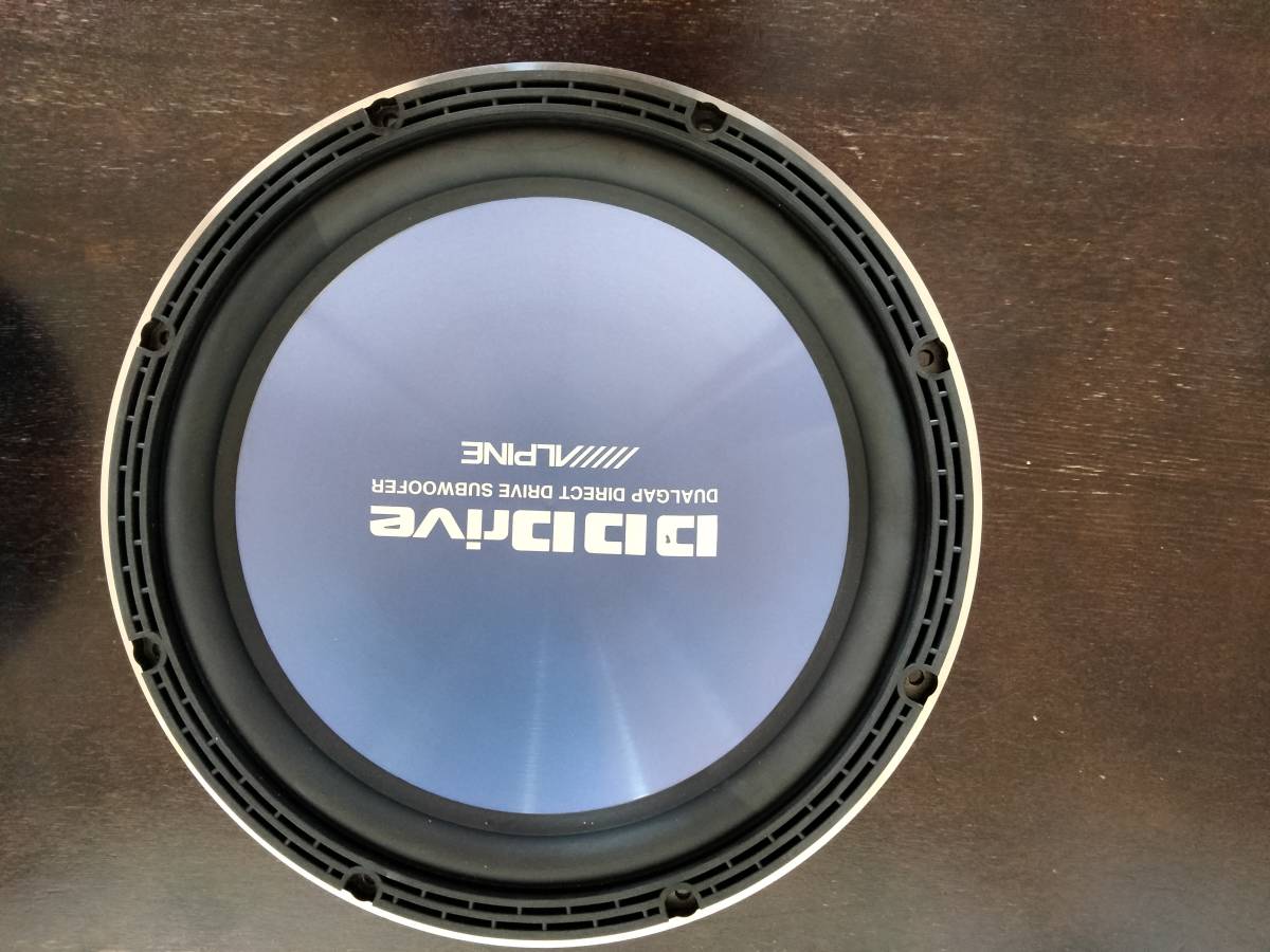 【やや傷や汚れあり】ALPINE DDDrive 良品 12インチ当時の最上位ウーファー の落札情報詳細| ヤフオク落札価格情報 オークフリー