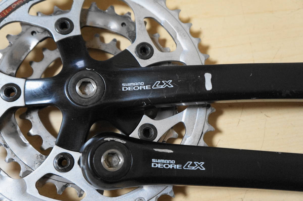 【やや傷や汚れあり】SHIMANO DEORE LX ★FC-M563★42-32-22の落札情報詳細 - ヤフオク落札価格検索 オークフリー