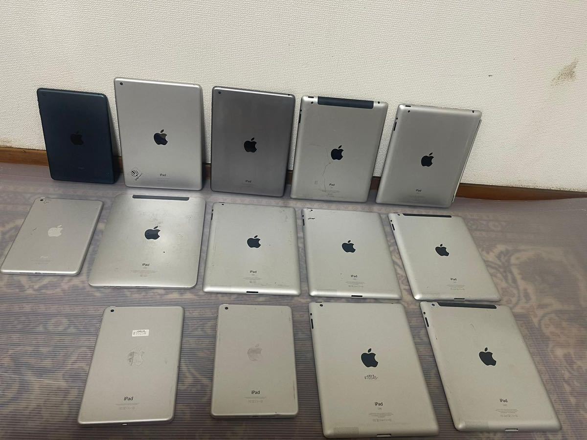 【やや傷や汚れあり】Apple iPad アップル アイパッド まとめ売り14点 Modal A1489 /A1432 /A1474 /A1395 /A1396 /A1430 /A1337 ...