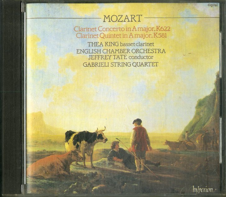 【やや傷や汚れあり】D00116339/CD/シア・キング「Mozart / Clarinet Concerto K622 ...