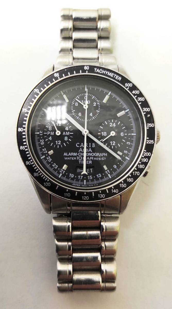 希少【動作品】セイコー ALBA CARIB Y911-0A40 デジアナ SEIKO アルバ カリブ 二重面相 の落札情報詳細| ヤフオク ...