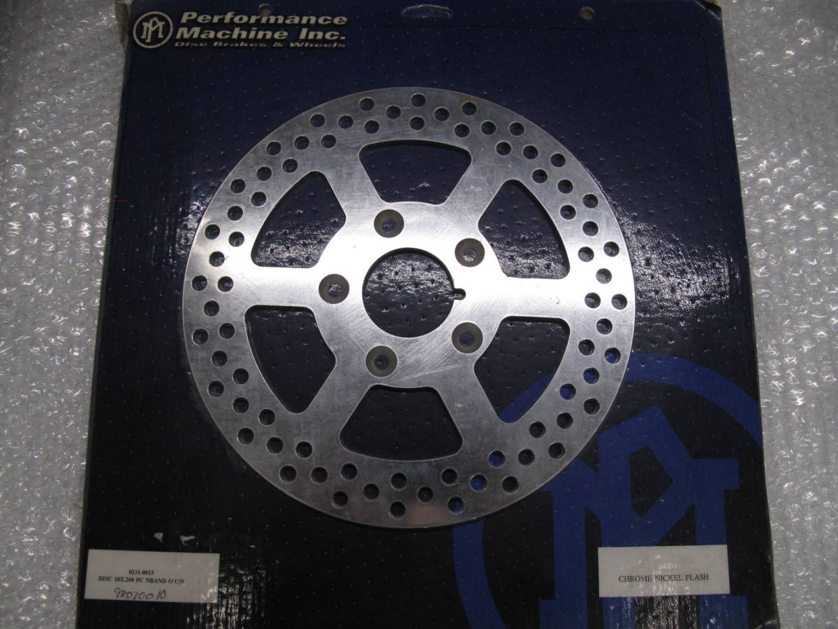【未使用】希少 Performance Machine 10インチ ブレーキ ディスク ローター 検 パフォーマンスマシン ショベル エボ ...