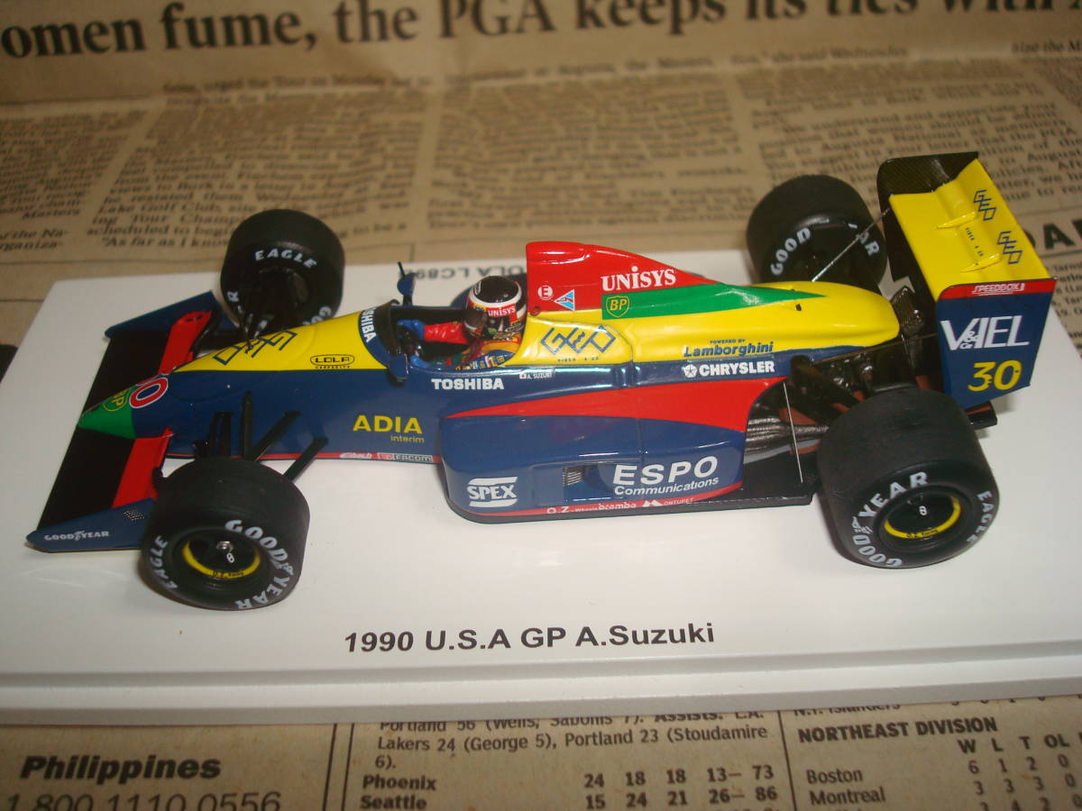 ONYX F1 LARROUSSE 90/91 AGURI SUZUKI ラルース 鈴木亜久里 箱付 2台 1/43 ポルトガル製 イクレ の落札情報詳細| ヤフオク落札価格情報 オークフリー