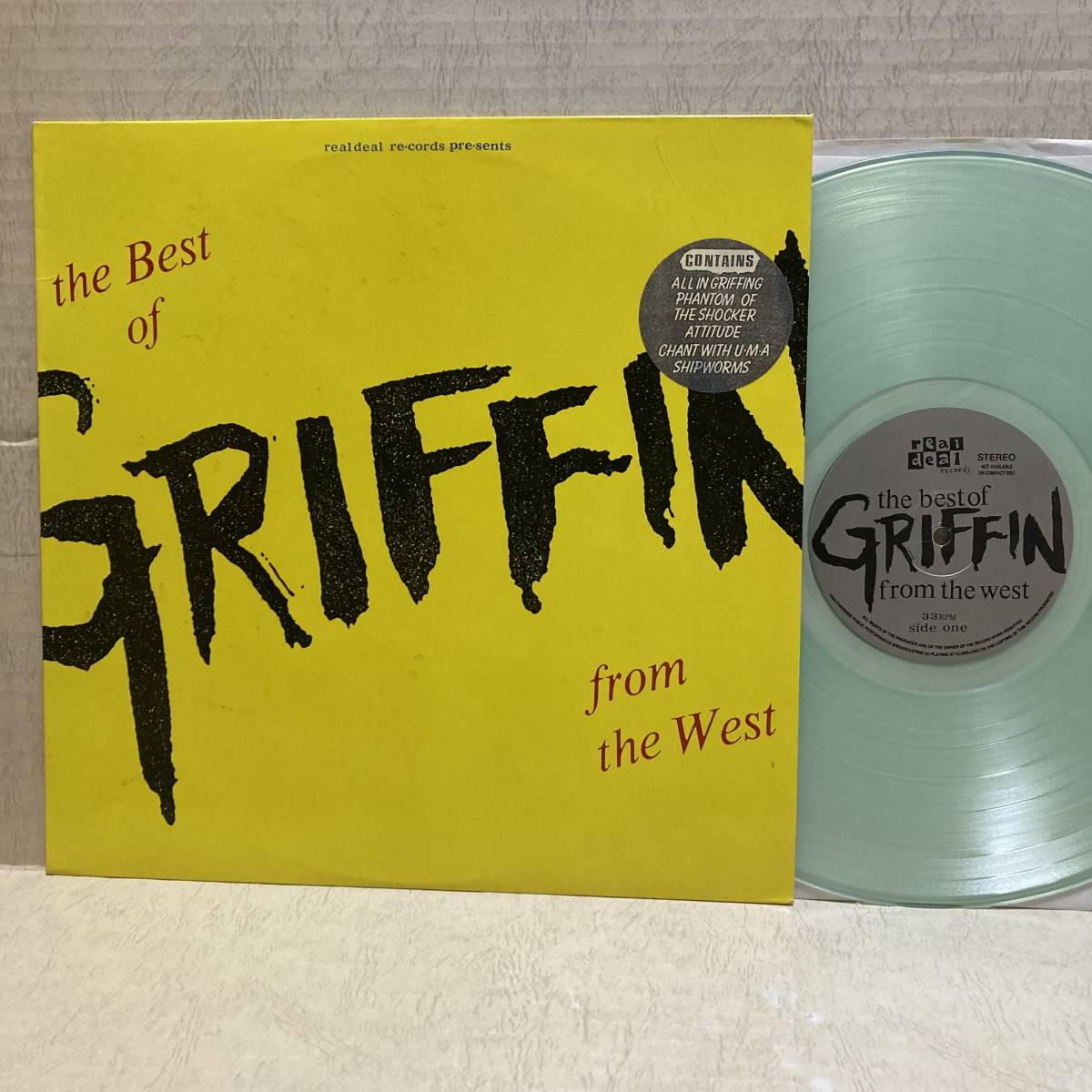 【やや傷や汚れあり】Griffin レコード The Best Of Griffin From The West LP Real Deal ...