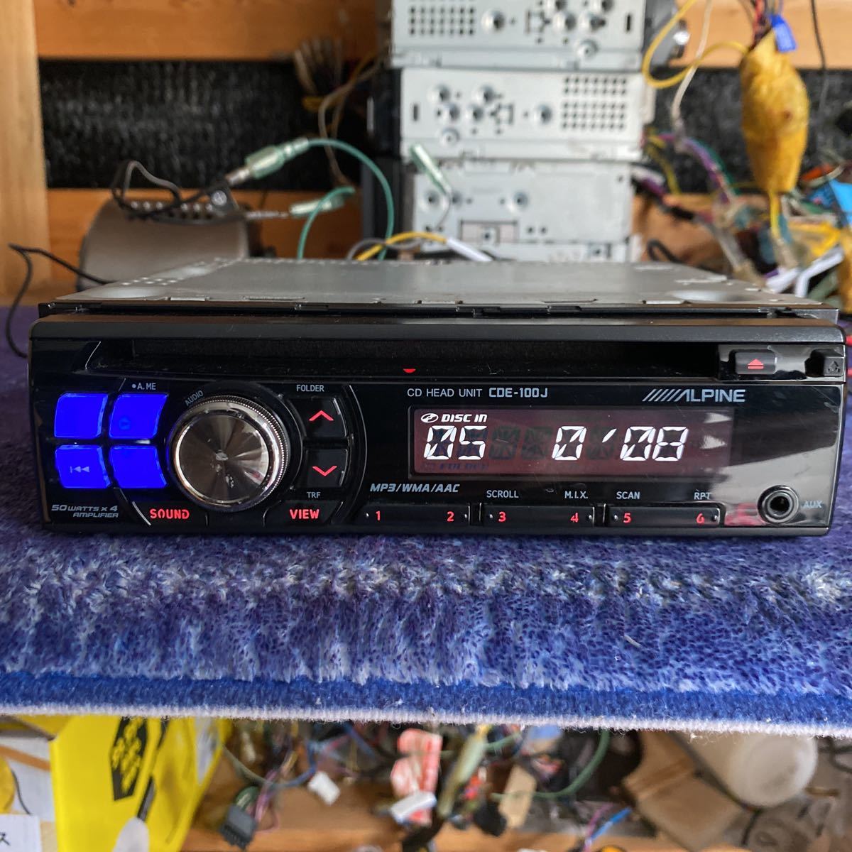 【傷や汚れあり】ALPINE CD HEAD UNIT CDE-100J の落札情報詳細| ヤフオク落札価格情報 オークフリー