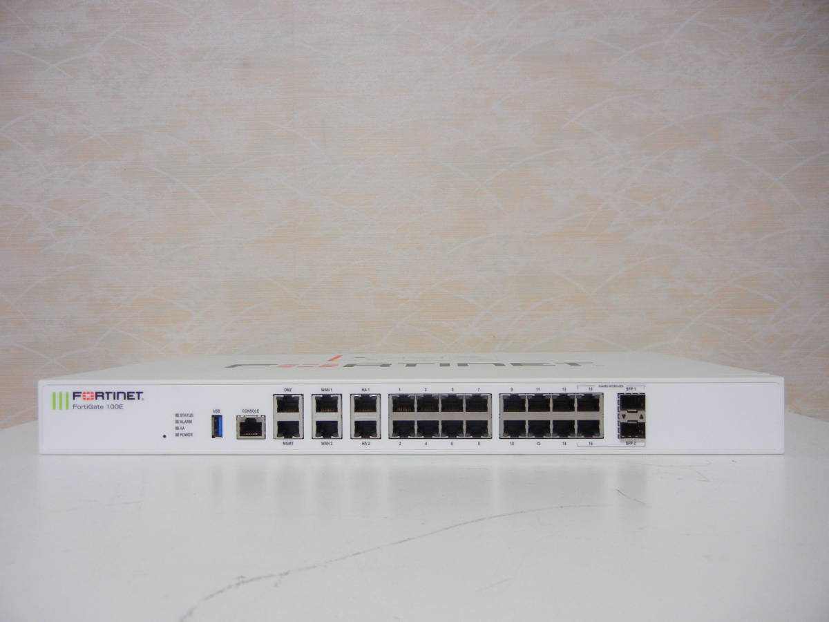 【やや傷や汚れあり】★【中古】FORTINET Fortigate 100E FG-100E 初期化済みの落札情報詳細 - ヤフオク落札価格 ...