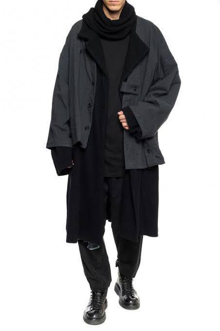 【未使用に近い】ヨウジヤマモト オム YOHJI YAMAMOTO pour homme 18AW レイヤード ドッキング コート 3 美品の落札情報詳細 - ヤフオク落札価格検索 オークフリー