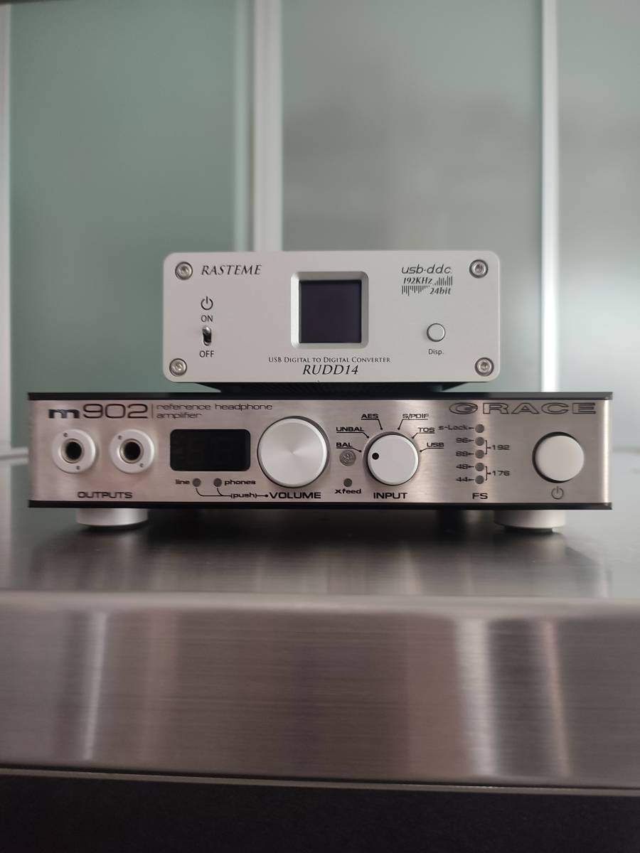 【やや傷や汚れあり】【送料無料】セット品 GRACE DESIGN m902 USB DAC/ヘッドホンアンプ、RASTEME RUDD14の ...