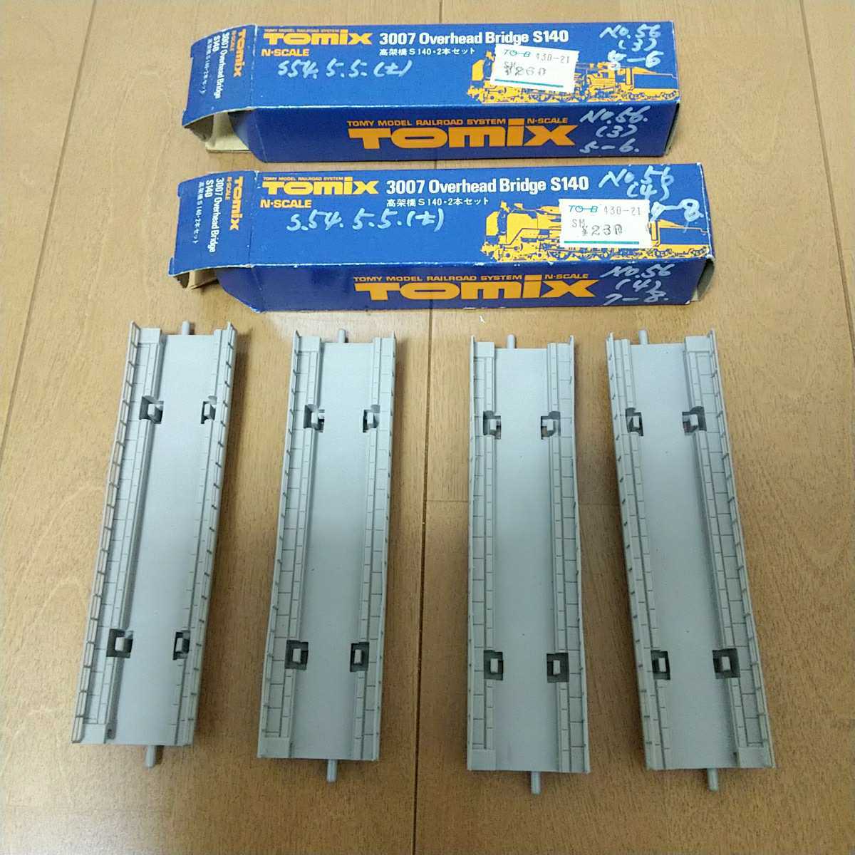 【やや傷や汚れあり】【中古品】（28）TOMIX トミックス 高架橋 S140 4本 品番3007 Nゲージ 鉄道模型の落札情報詳細 ...
