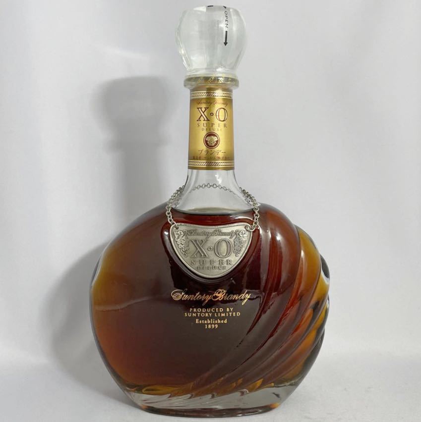 【未使用】NN0707 182 未開封 未開栓 古酒 SUNTORY サントリー XO SUPER DELUXE スーパーデラックス BRANDY ブランデー 700ml 40% 1円スタート ...