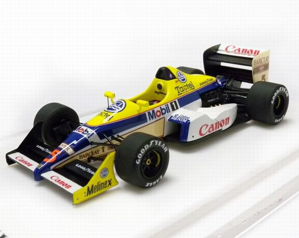 【目立った傷や汚れなし】タメオ 1/43 メタルキット ウィリアムズ FW12 ジャッド ブラジルGP 1988 N.マンセル / R ...