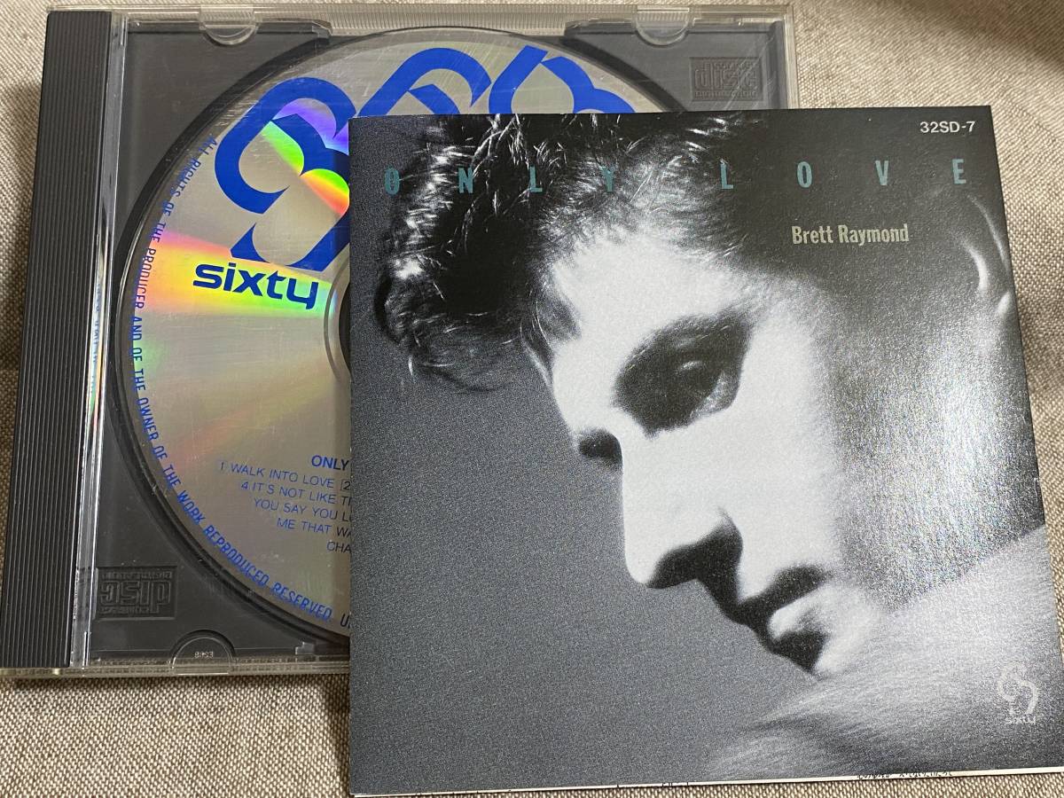 【やや傷や汚れあり】[AOR] BRETT RAYMOND - ONLY LOVE 32SD-7 国内初版 日本盤 廃盤 レア盤 入手困難 ...