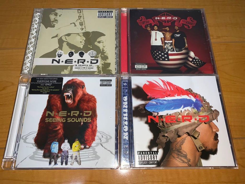 【目立った傷や汚れなし】【即決送料込み】N.E.R.D アルバム4枚セット / In Search Of… / Fly Or Die ...