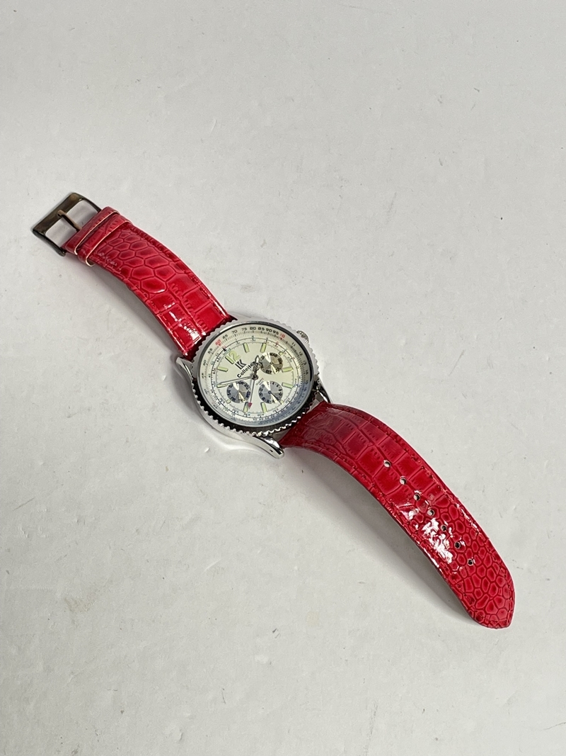 【傷や汚れあり】IK Colleiten 腕時計 クオーツ メンズ 男性 レザーベルト ファッション 飾り 小物 hy186の落札情報詳細 ...