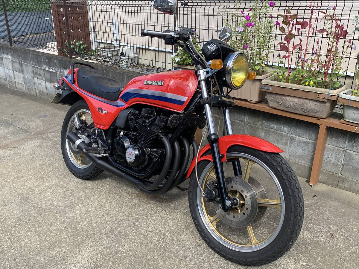 【傷や汚れあり】GPZ400 車検残有りgpz400f z400gp仕様の落札情報詳細 - ヤフオク落札価格検索 オークフリー