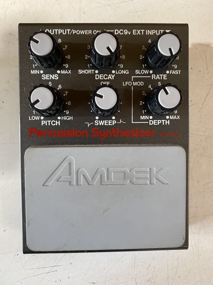 【傷や汚れあり】AMDEK PCK-100 Percussion Synthesizer アムデック パーカッション シンセサイザー ジャンク ...