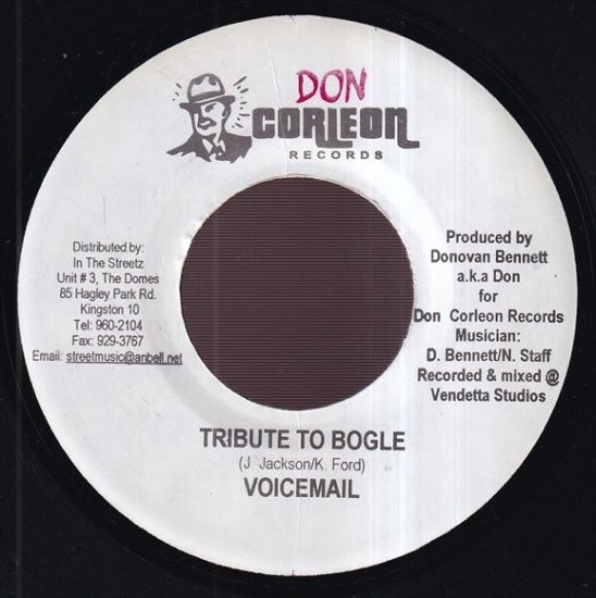 【やや傷や汚れあり】[Jonkanoo Riddim] Voicemail - Tribute To Bogle BB030の落札情報詳細 ...