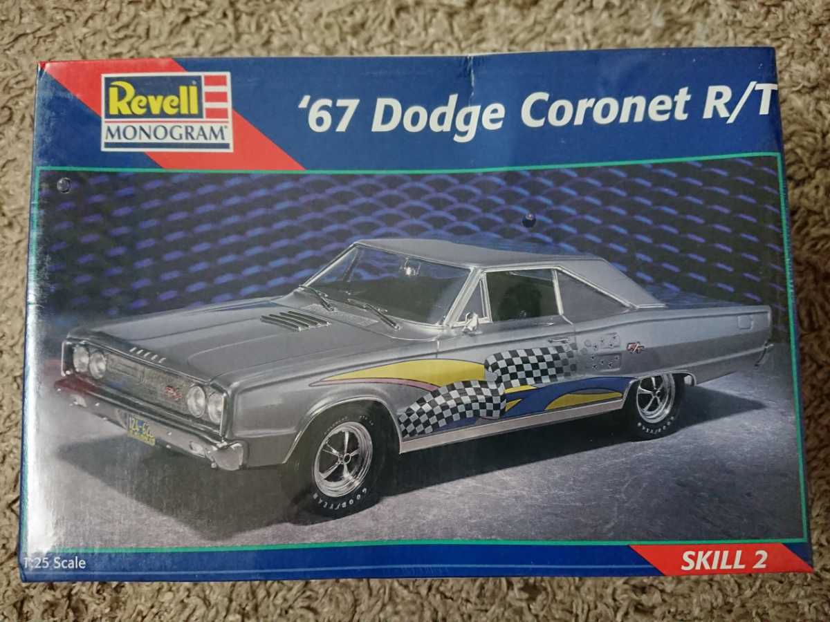 【やや傷や汚れあり】⑪6-490 Revell MONOGRAM 1/25 '67 Dodge Coronet R/T ※未開封品の落札情報 ...