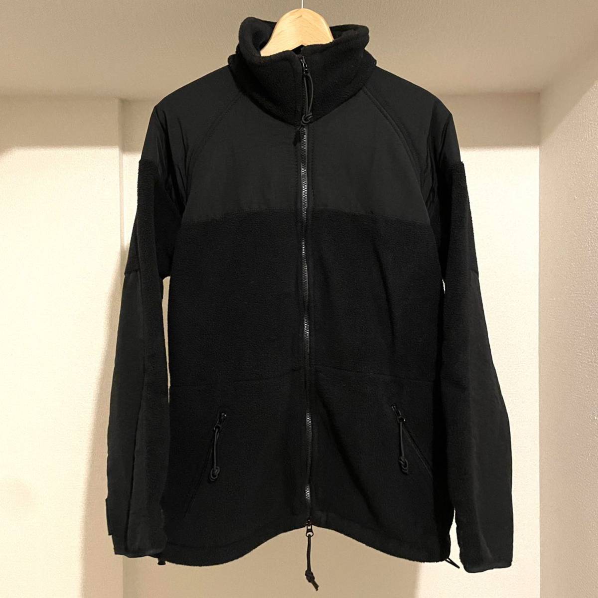 【目立った傷や汚れなし】ECWCS GEN2 POLARTEC300 フリースジャケット SMALL ブラック DSCP ペッカム PECKHAM US.ARMY 米軍 ポーラテック300 ...