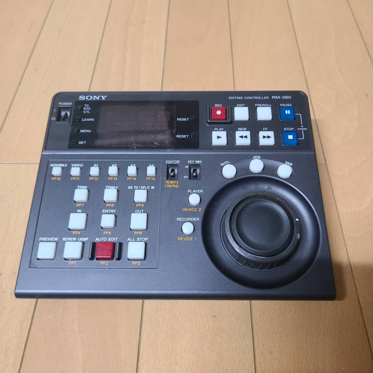【やや傷や汚れあり】 SONY エディティングコントローラー RM-280 本体のみ の落札情報詳細 - ヤフオク落札価格検索 オークフリー