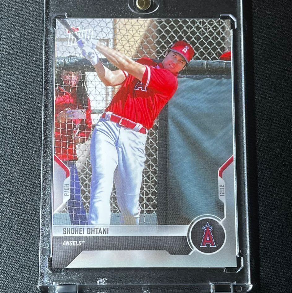 【未使用に近い】2021 Topps Now 大谷翔平 2021スプリングトレーニング 限定オーダーカード No.OD-166 発行枚数 ...