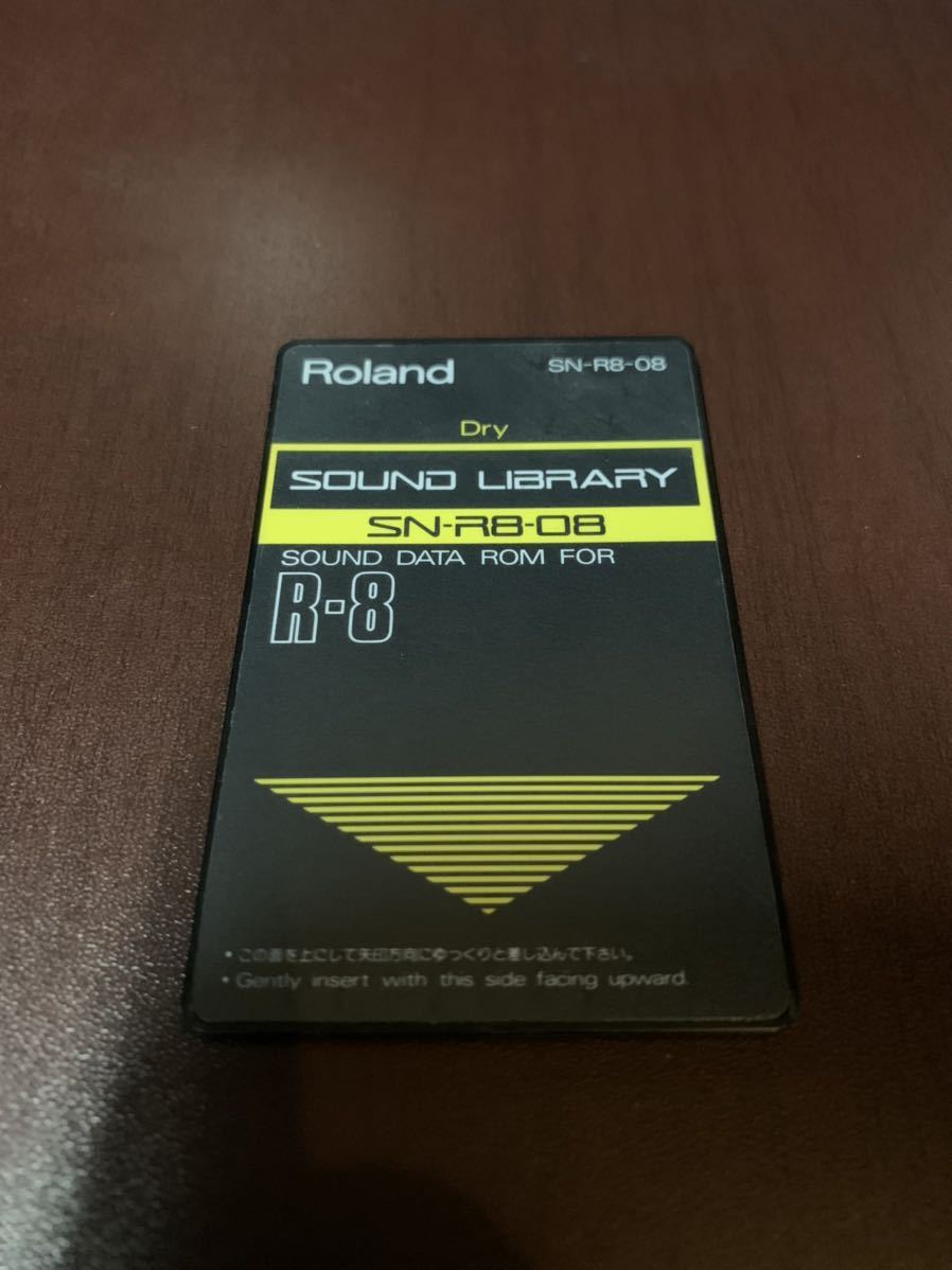 【やや傷や汚れあり】Roland SOUND LIBRARY SN-R8-08 Dry ローランド サウンドライブラリー サウンドカードの落札 ...