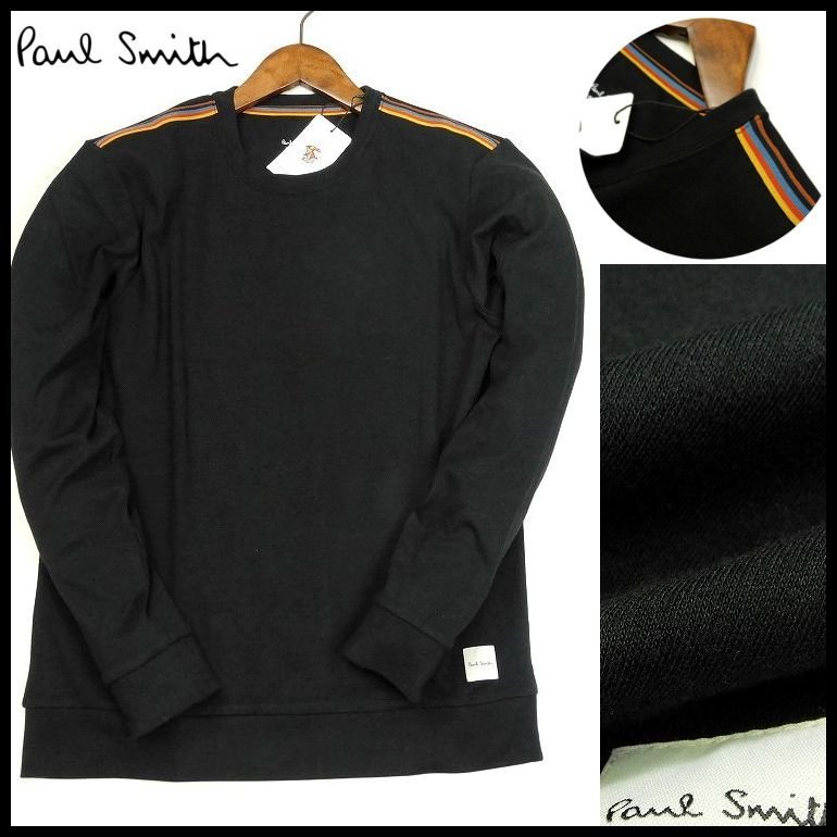 【未使用】B1549 新品 正規品★ポールスミス Paul Smith★M 黒 アーティストストライプ 長袖 カットソー クルーネック 3シーズン対応 メンズ Q1の落札情報詳細 - ヤフオク ...