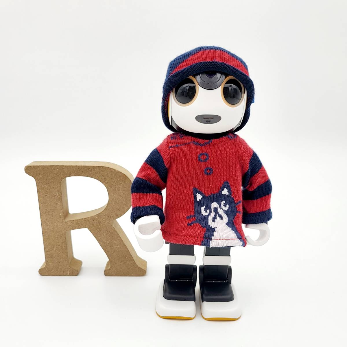 【未使用】ロボホン RoBoHoN ロボホンの服 猫ちゃんロンT&キャップセット（レッド）の落札情報詳細 - ヤフオク落札価格検索 オークフリー