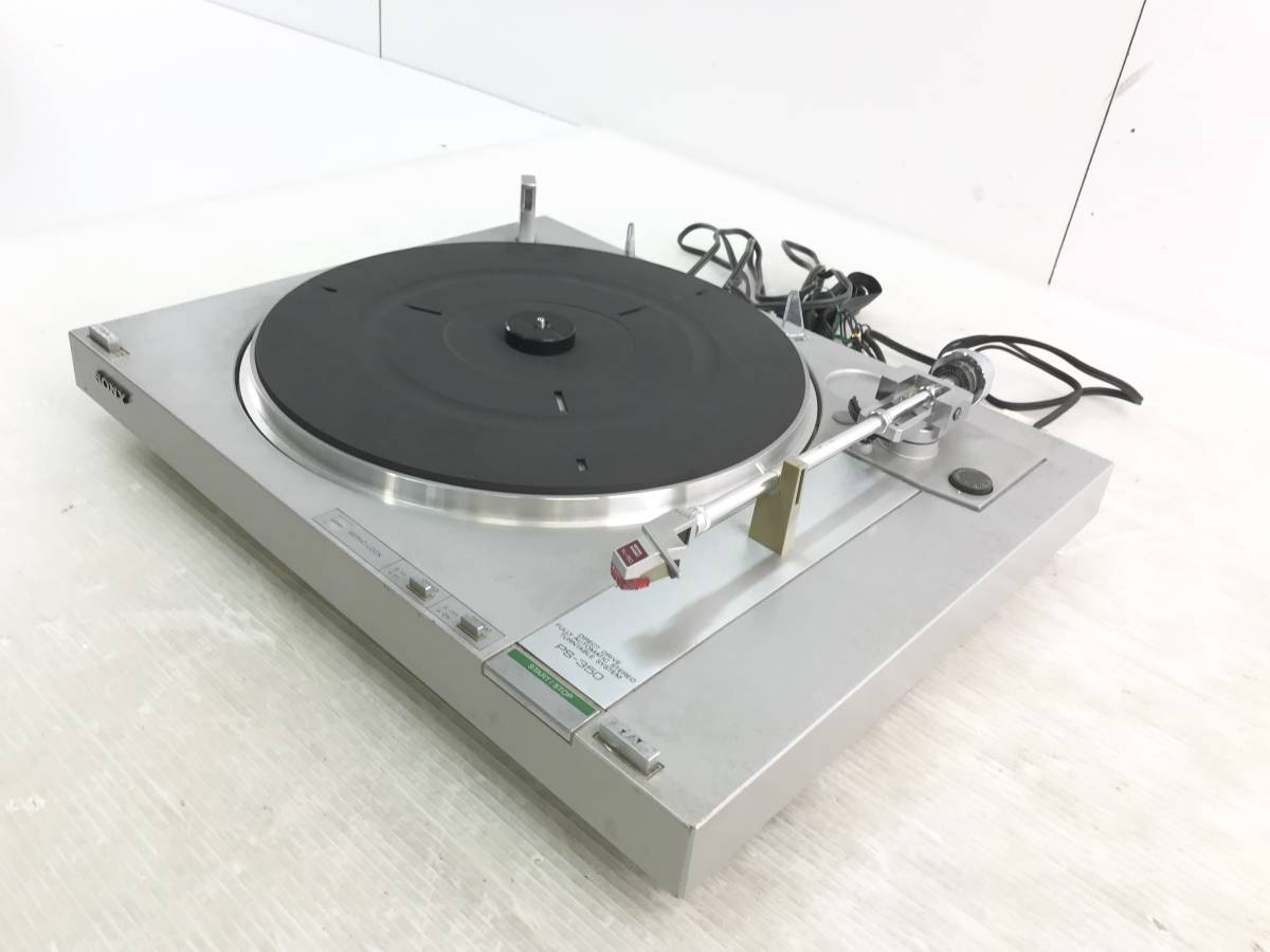 【傷や汚れあり】湘/SONY/ターンテーブル/PS-350/通電確認済/動作未確認/レコードプレイヤー/オーディオ機器/ソニー/9.30-83 ...