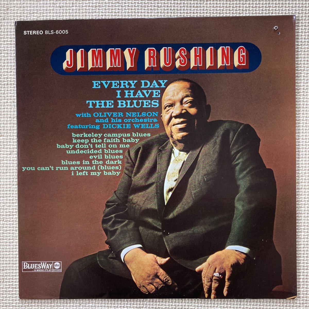 【やや傷や汚れあり】ジミー・ラッシング/オリヴァー・ネルソン【Every Day I Have The Blues/JIMMY RUSHING ...