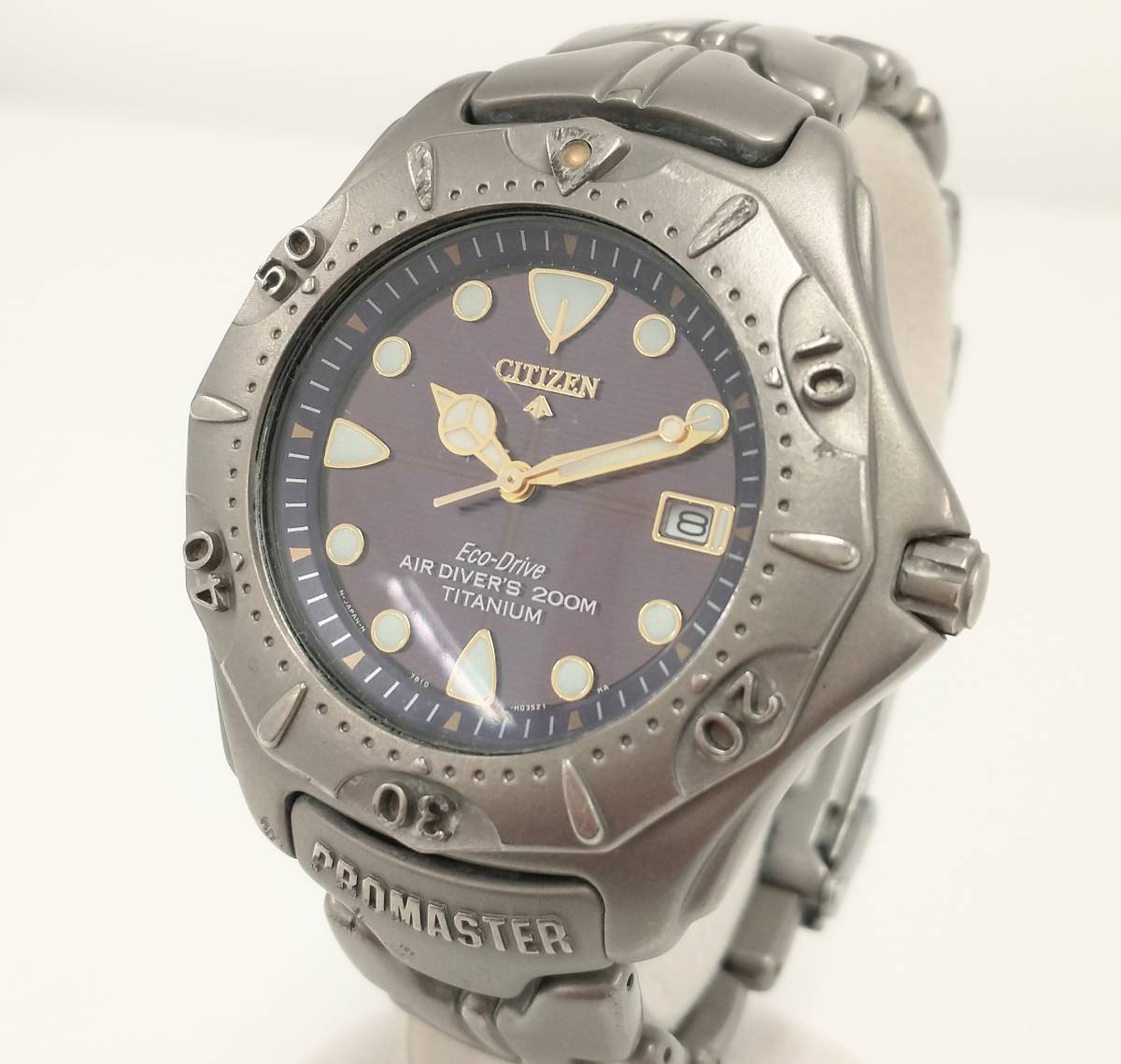 ★稼働品 CITIZEN シチズン ANA-DIGI TEMP アナデジ テンプ 8988-Q01911 メンズ 腕時計 3507M5⑱ の ...