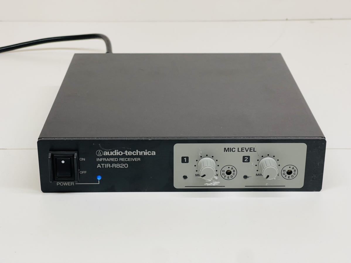 【傷や汚れあり】audio-technica ATIR-R820 オーディオテクニカ INFRARED RECEIVER 赤外線レシーバー ...