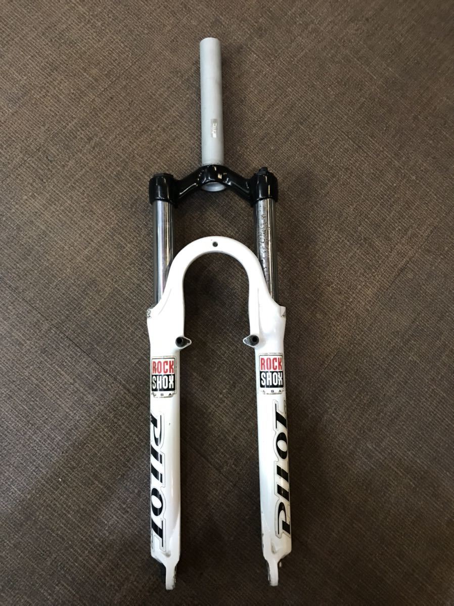 【全体的に状態が悪い】★ROCK SHOX★PILOT SL AIR★120㎜？★訳あり★MTBマウンテンバイク★ジャンクの落札情報詳細 ...