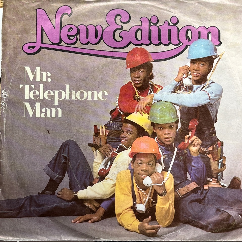 【目立った傷や汚れなし】【試聴 7inch】New Edition / Mr. Telephone Man 7インチ 45 muro koco ...