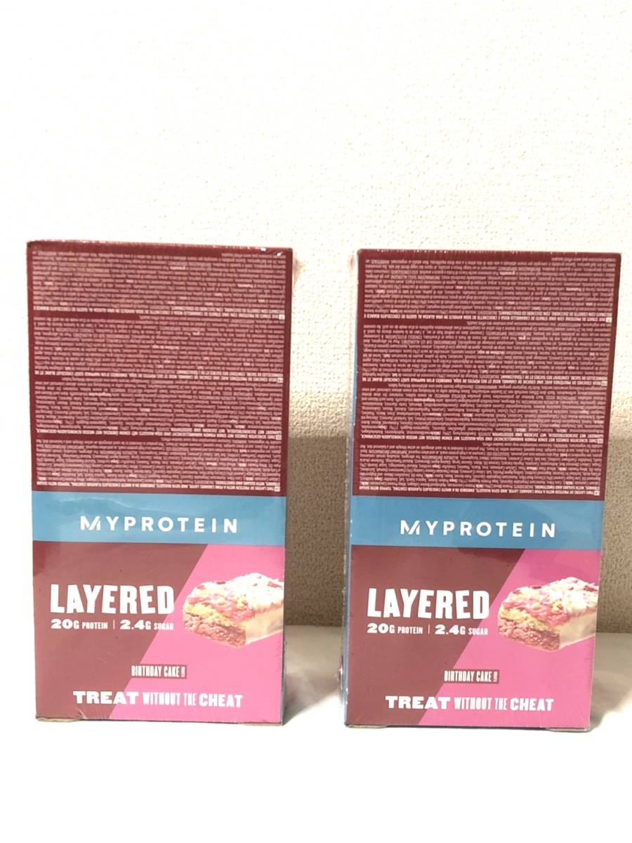 【未使用】FP5②【新品】マイプロテイン MY PROTEIN レイヤード バースデイケーキ 12×60g 720g 2個セットの落札情報詳細 - ヤフオク落札価格検索 オークフリー