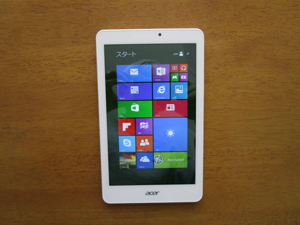 【やや傷や汚れあり】acer Iconia Tab 8W (W1-810-F11N)の落札情報詳細 - ヤフオク落札価格検索 オークフリー